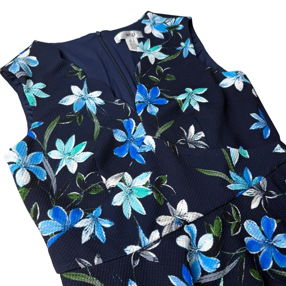 Wisp | Dresses | Wisp Womens Floral Fit And Flare Dress Size 4 ...